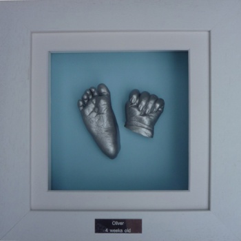 Deep 8x8" Square White Frame - Everlasting Castings