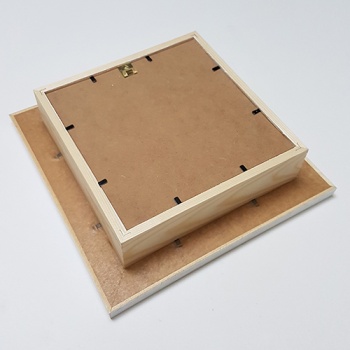 Deep 8x8" Square White Frame - Everlasting Castings