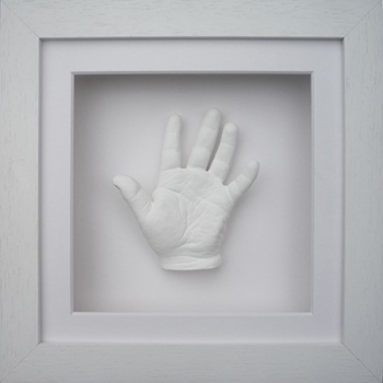 Classic 8x8" Square White Frame - Everlasting Castings