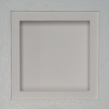 Classic 8x8" Square White Frame - Everlasting Castings