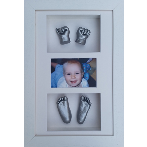 Deep 16x10" Triple White Frame - Everlasting Castings
