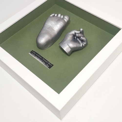 Contemporary 10x10" Single White Frame - Everlasting Castings