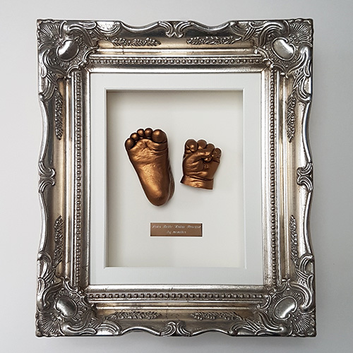 Luxury Vintage 10x8" Single Platinum Frame - Everlasting Castings