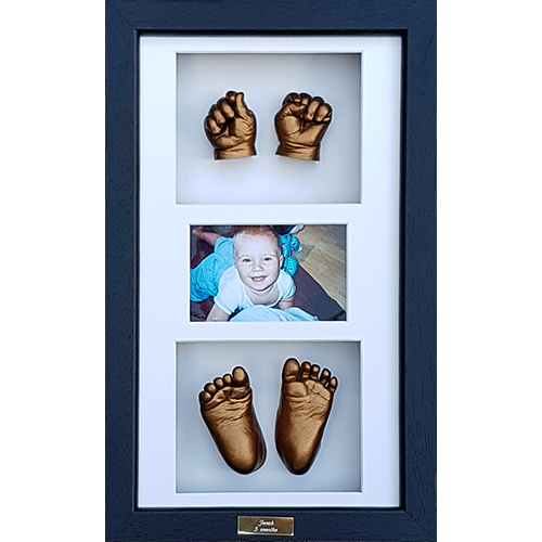 Luxury SOFTWOOD 18x10" Single Black Frame - Everlasting Castings