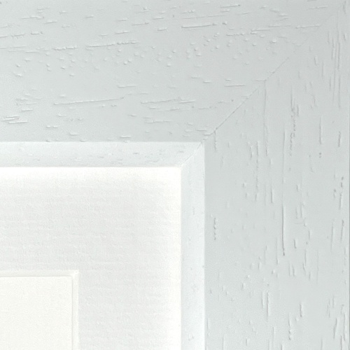 Luxury SOFTWOOD 22x11" Triple White Frame - Everlasting Castings